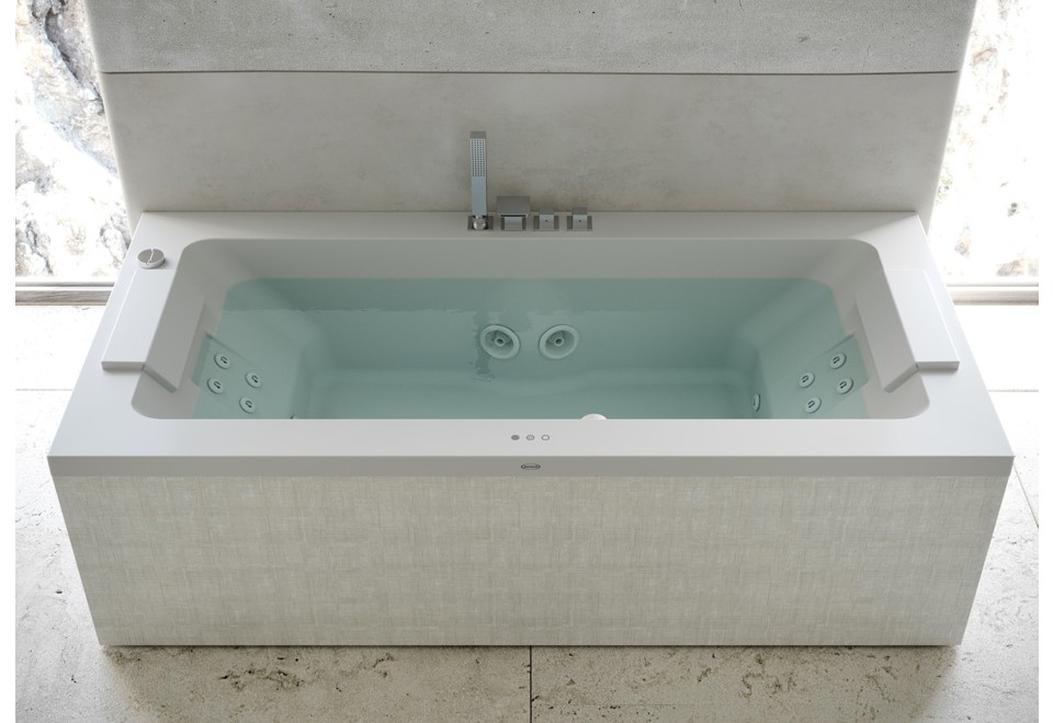 Jacuzzi® - SHARP DOUBLE - Vasca da bagno rettangolare a 2 posti con ...