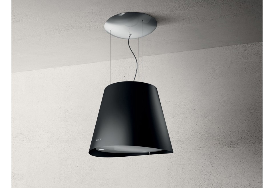 Elica - EASY - Cappa ad isola con illuminazione integrata informazioni ...